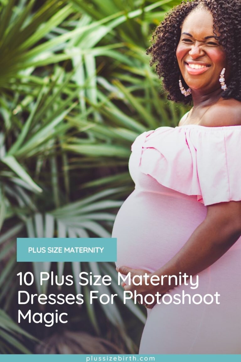 10 Plus Size Maternity Dresses For Photoshoot Magic